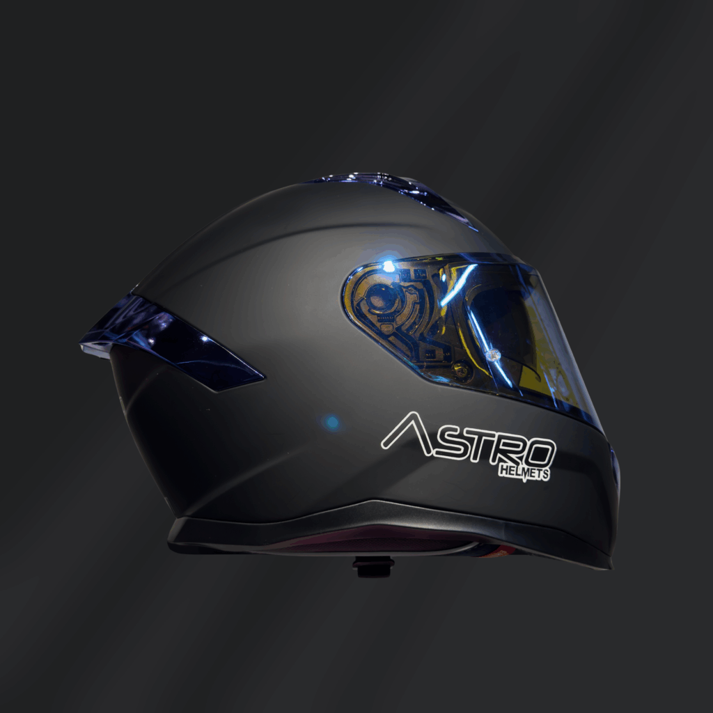 CASCO INTEGRAL ASTRO HELMETS SOLID AZUL - PD910 BLACK BLUE