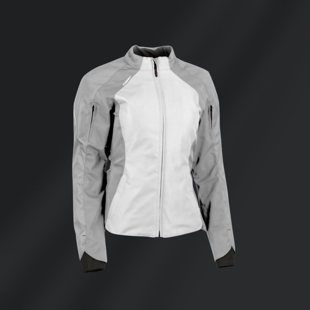 CHAMARRA JOE ROCKET PARA DAMA AURORA 2.0 BLANCA